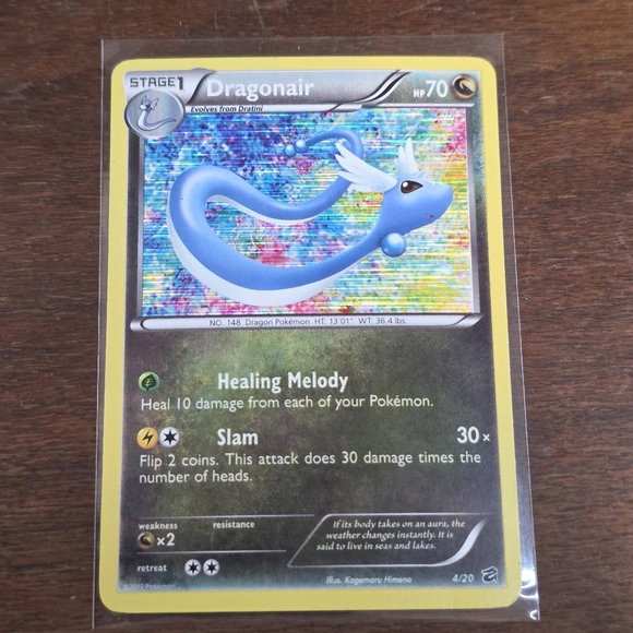 Pokemon | Toys | Pokemon Dragonair 4 Dragon Vault Holo 42 Card | Poshmark